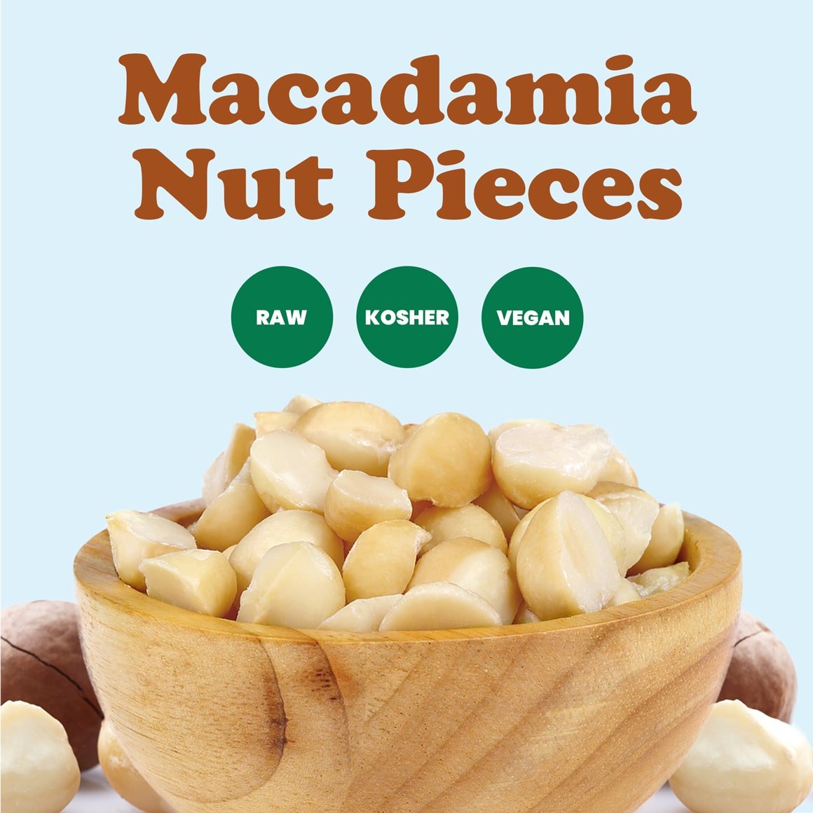 Macadamia Nut Pieces – Gavisco Traders